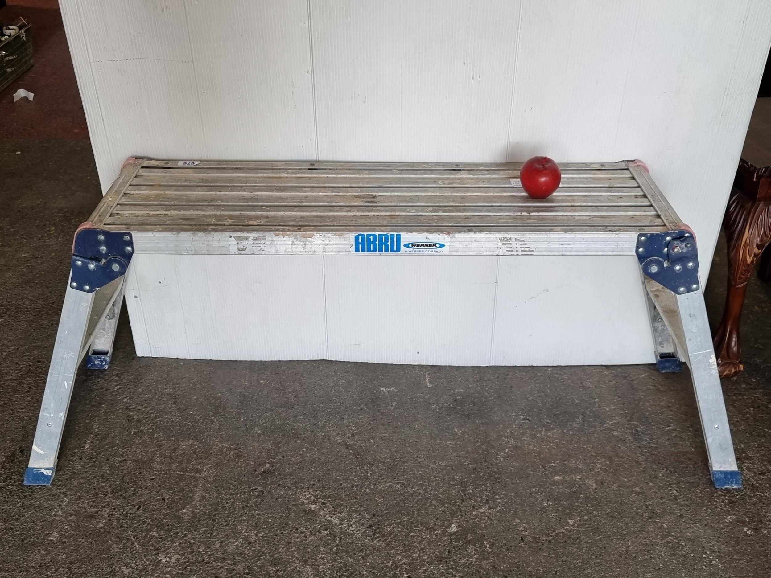 Werner Brand | A heavy duty working platform with steps. kg workload. B ...