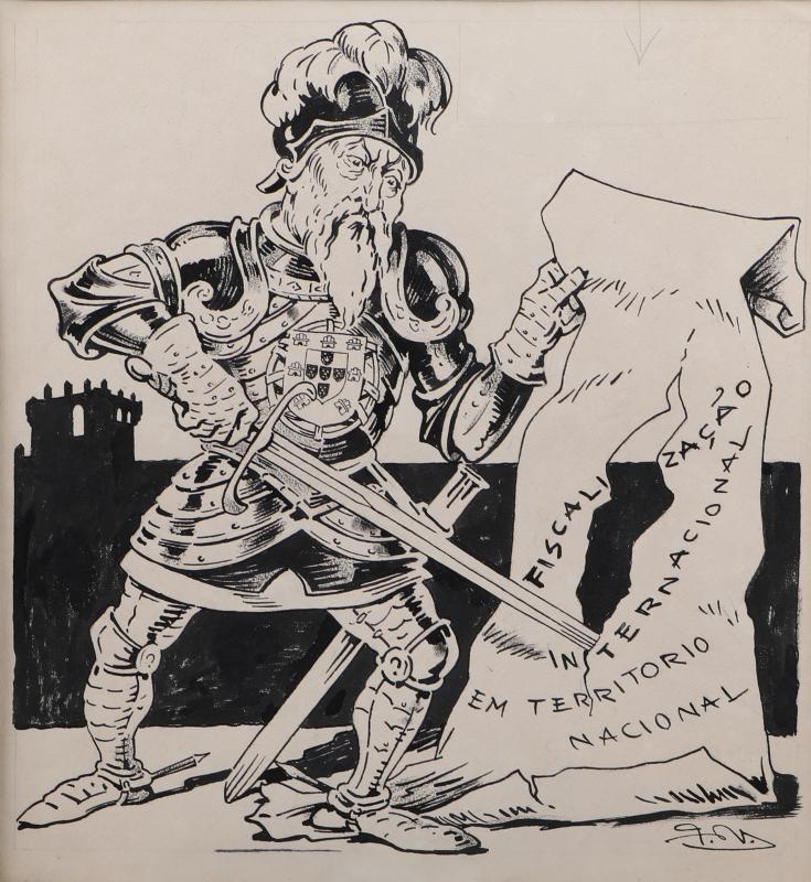Francisco Valença | Desenho satírico | MutualArt
