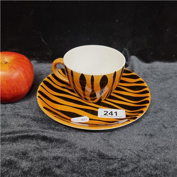 John Ffrench | A John Ffrench for Arklow Pottery cup and cake saucer ...