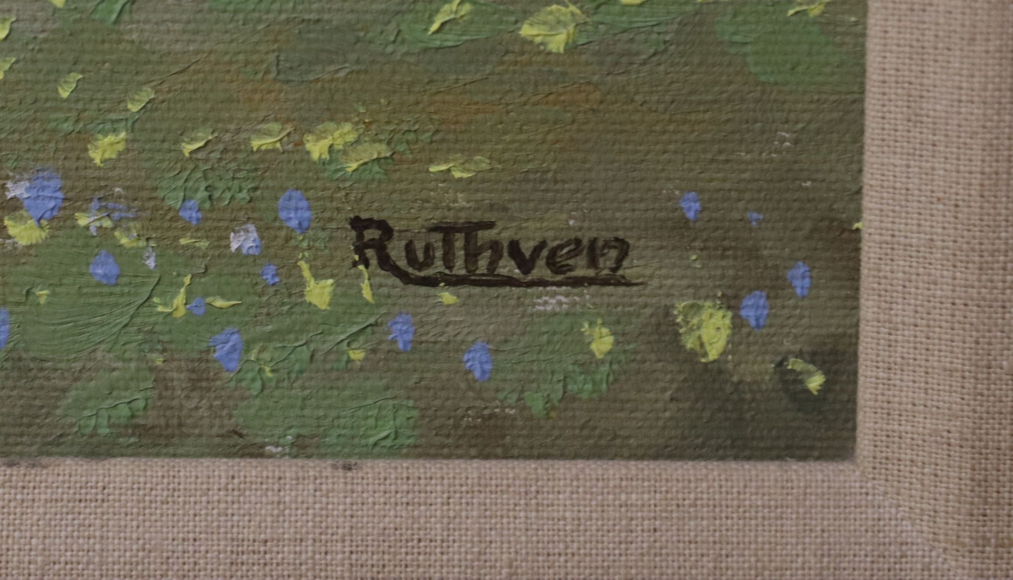 Jerry Ruthven | Hill Country Landscape with Wildflowers | MutualArt