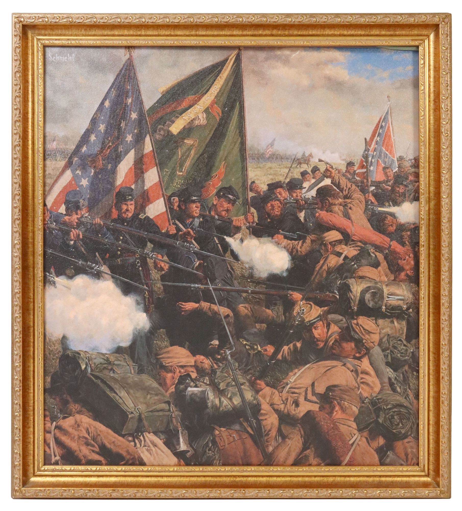 Bradley Schmehl | Donnybrook at Dusk (1862) | MutualArt