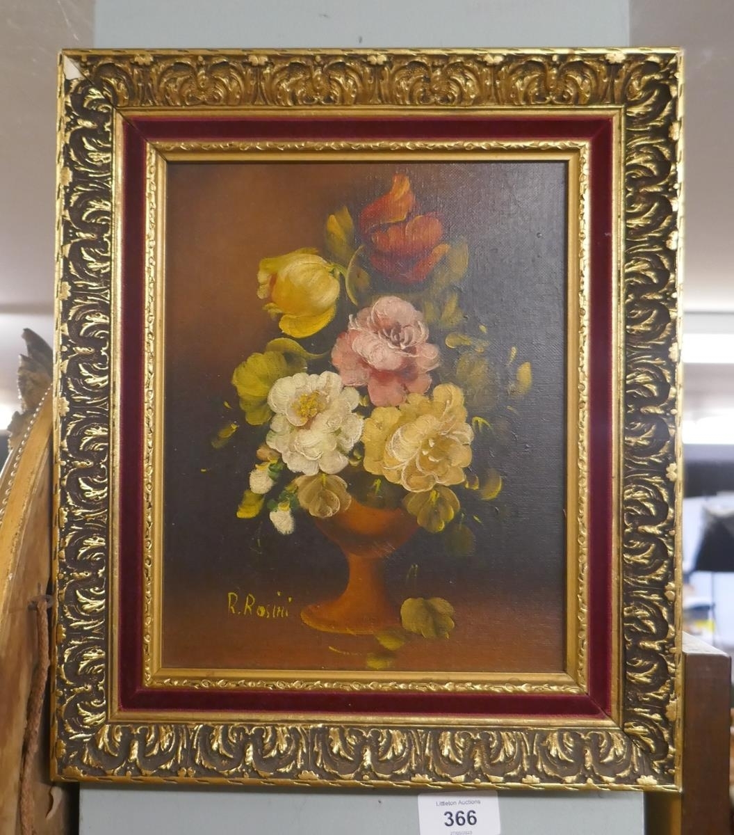 R. Rosini | Oil on canvas still life | MutualArt