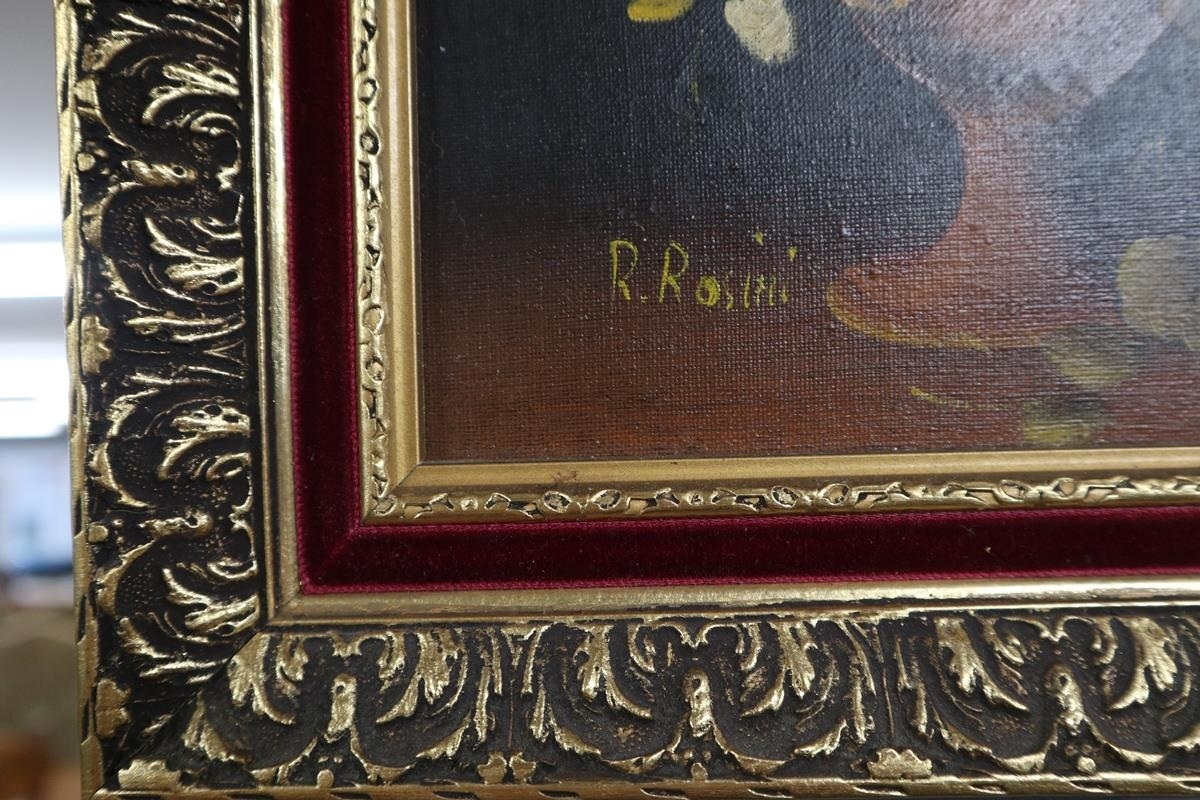 R. Rosini | Oil on canvas still life | MutualArt