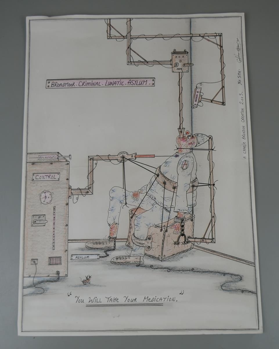Charles Bronson | Large A3 size original jail art by Charles Bronson ...