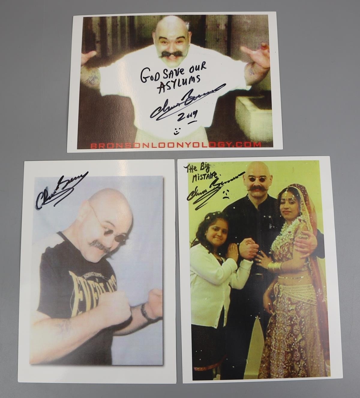 Charles Bronson | 3 signed Charles Bronson photos | MutualArt