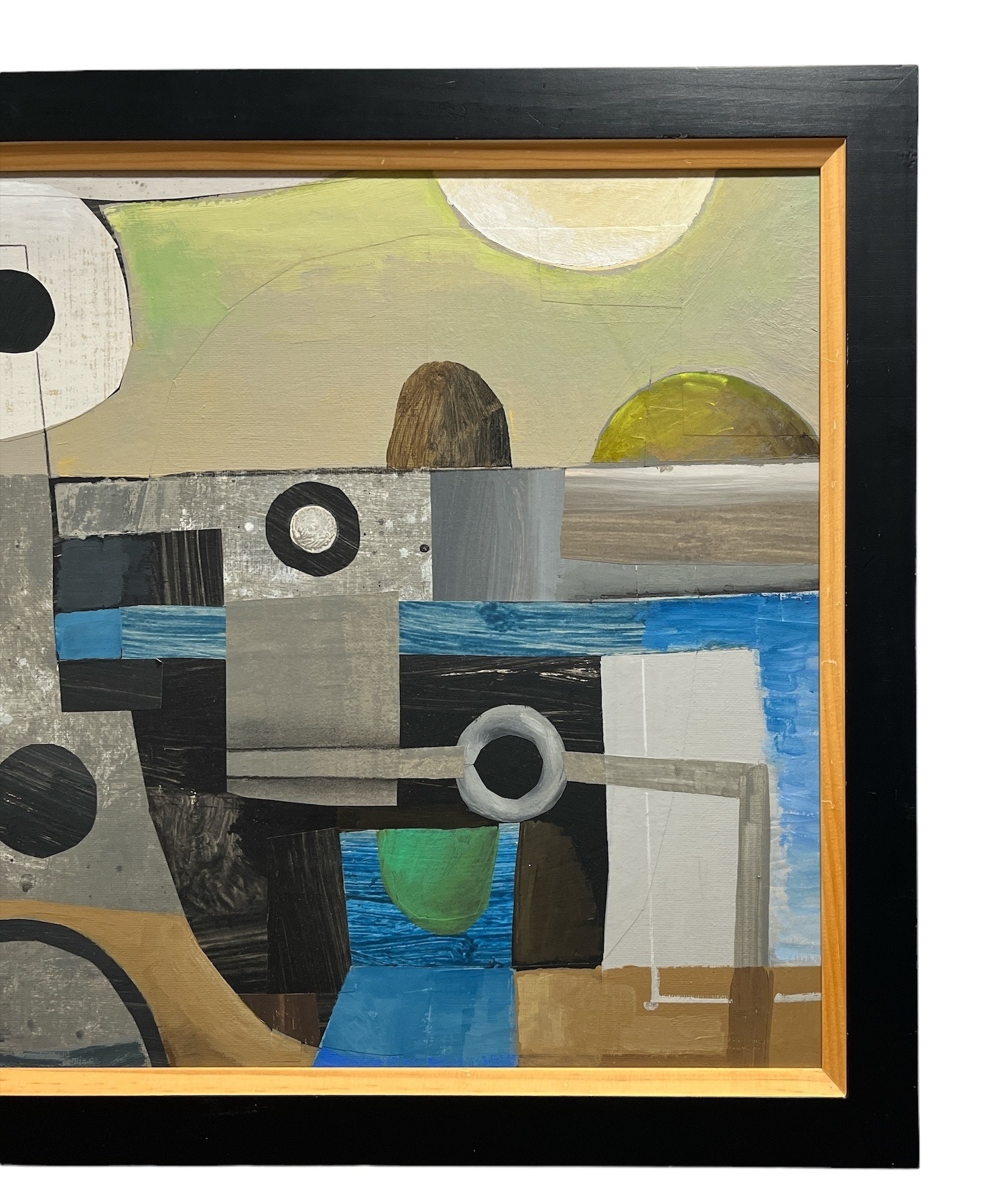 Brian Overley | BRIAN OVERLEY Abstract Oil on Board | MutualArt