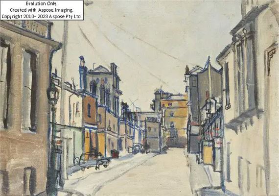 Harry Rutherford | Queen’s Gate Place Mews (1955) | MutualArt