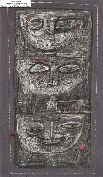 Ruggero Falanga | Frieze of three faces | MutualArt