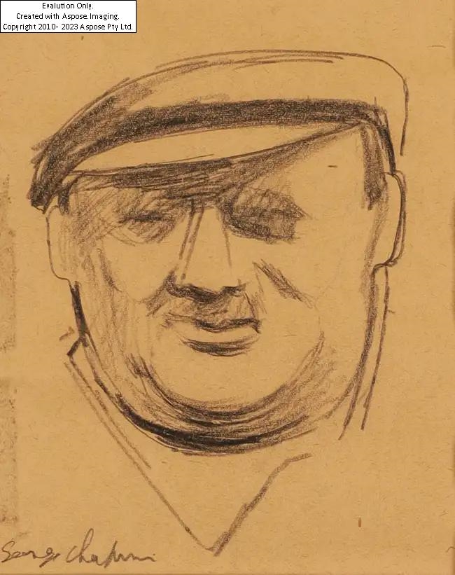 George Chapman | Portrait of a miner | MutualArt