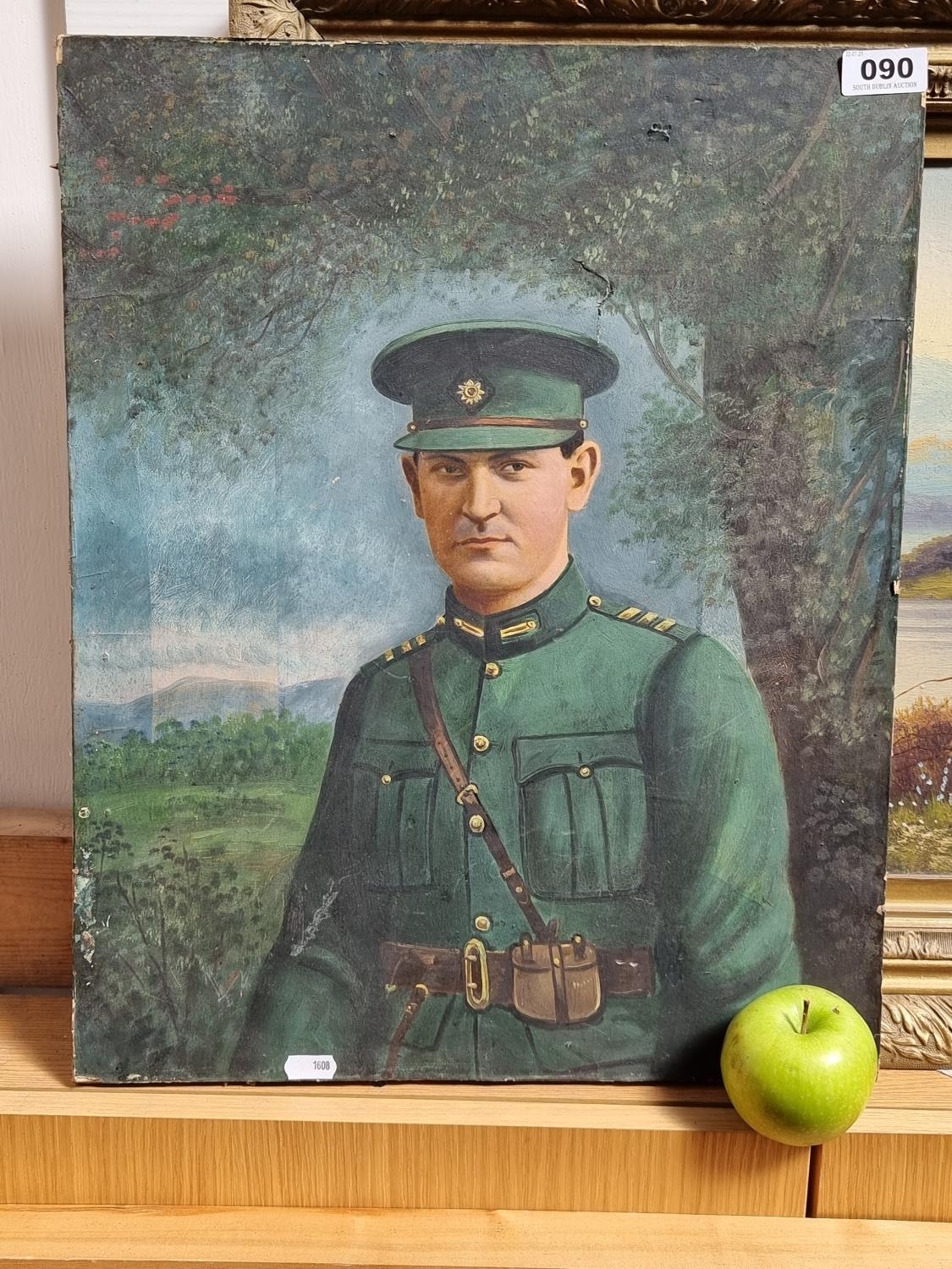 Michael Collins | portrait of Michael Collins in uniform. Un | MutualArt