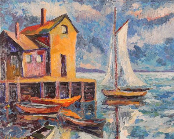 Jean-Guy Desrosiers | HARBOUR SCENE; 1969 (1969) | MutualArt