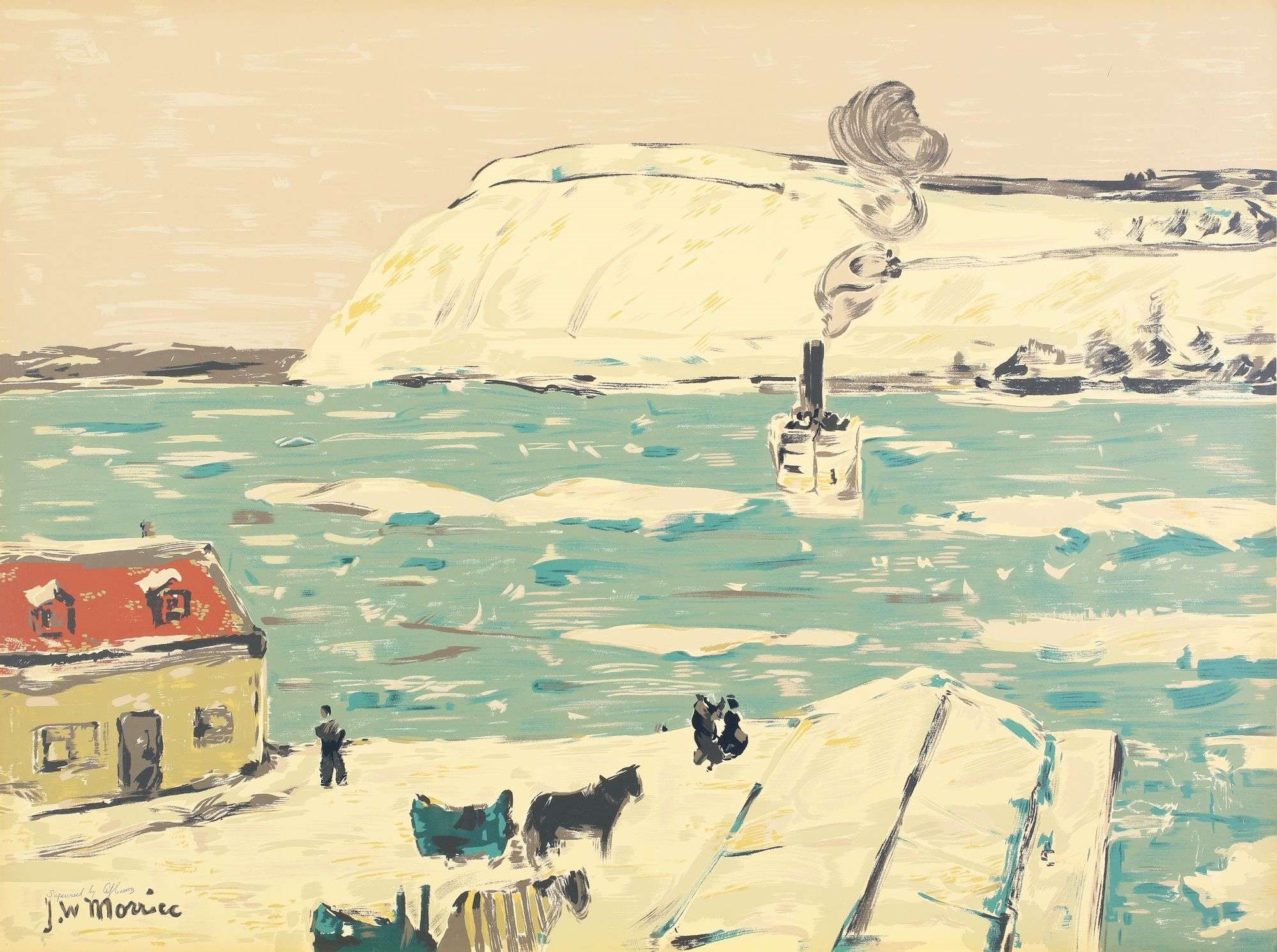 James Wilson Morrice | The Woodpile, Sainte-Anne-de-Beaupré (Circa 1900 ...