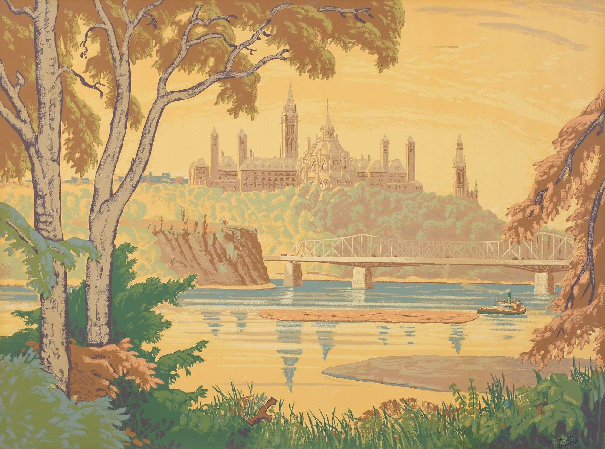 Stanley Francis Turner | PARLIAMENT BUILDINGS, OTTAWA | MutualArt
