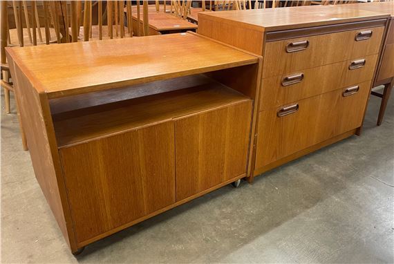 William Lawrence | A William Lawrence teak chest of drawers and teak ...