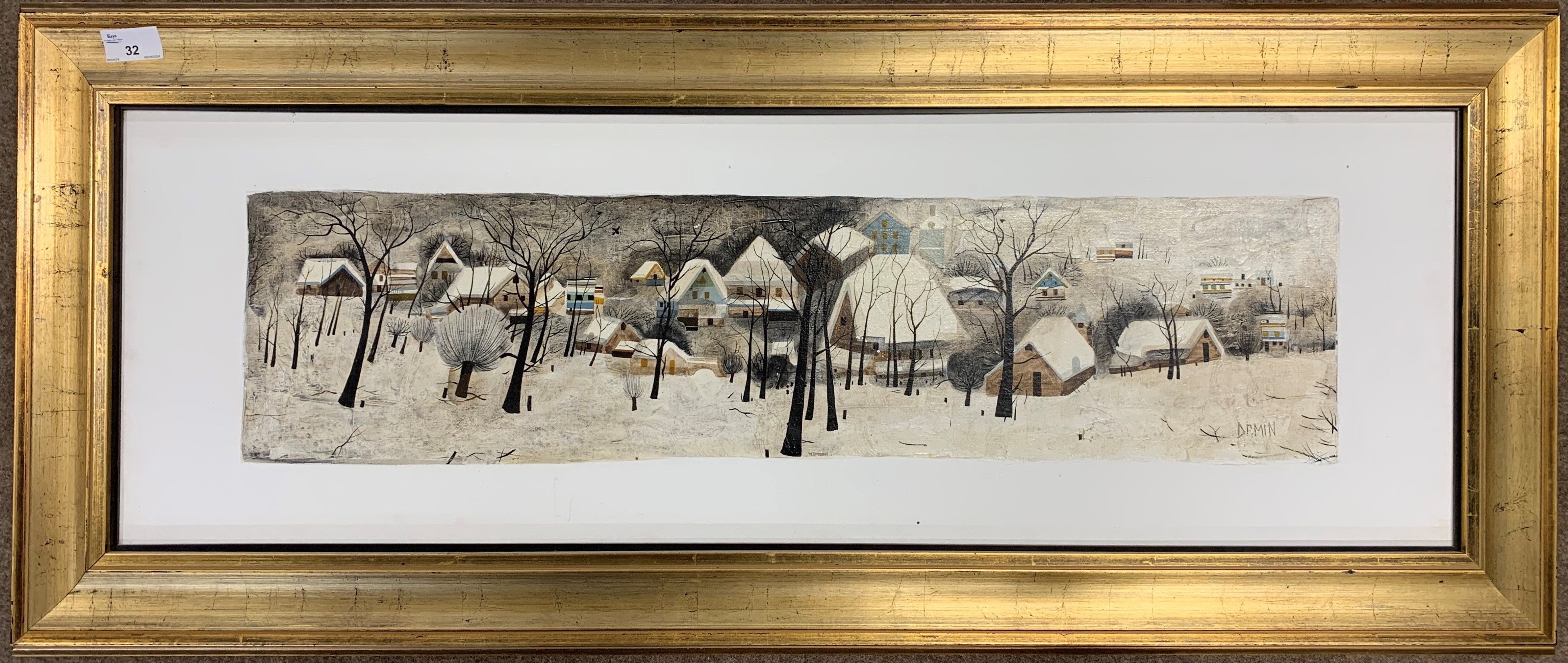 Georges Damin | Winter landscape | MutualArt