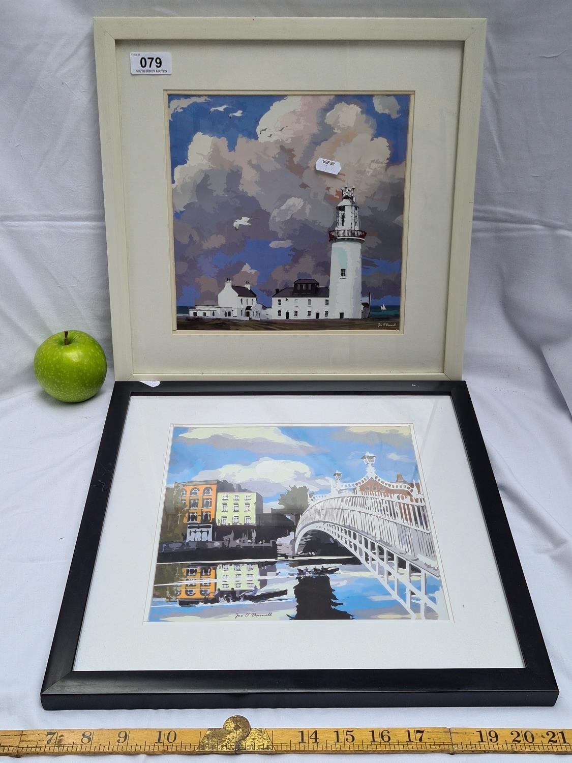 Joe O'Donnell | Pair of original Joe O'Donnell, of Ha'penny Bridge ...