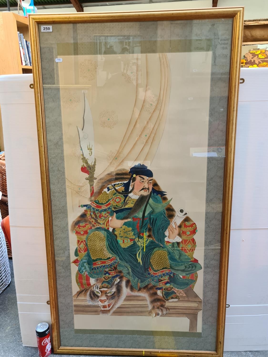 Liu Ying | Huge paintings by chinese artist Liu Ying. One shows Guan Yu ...