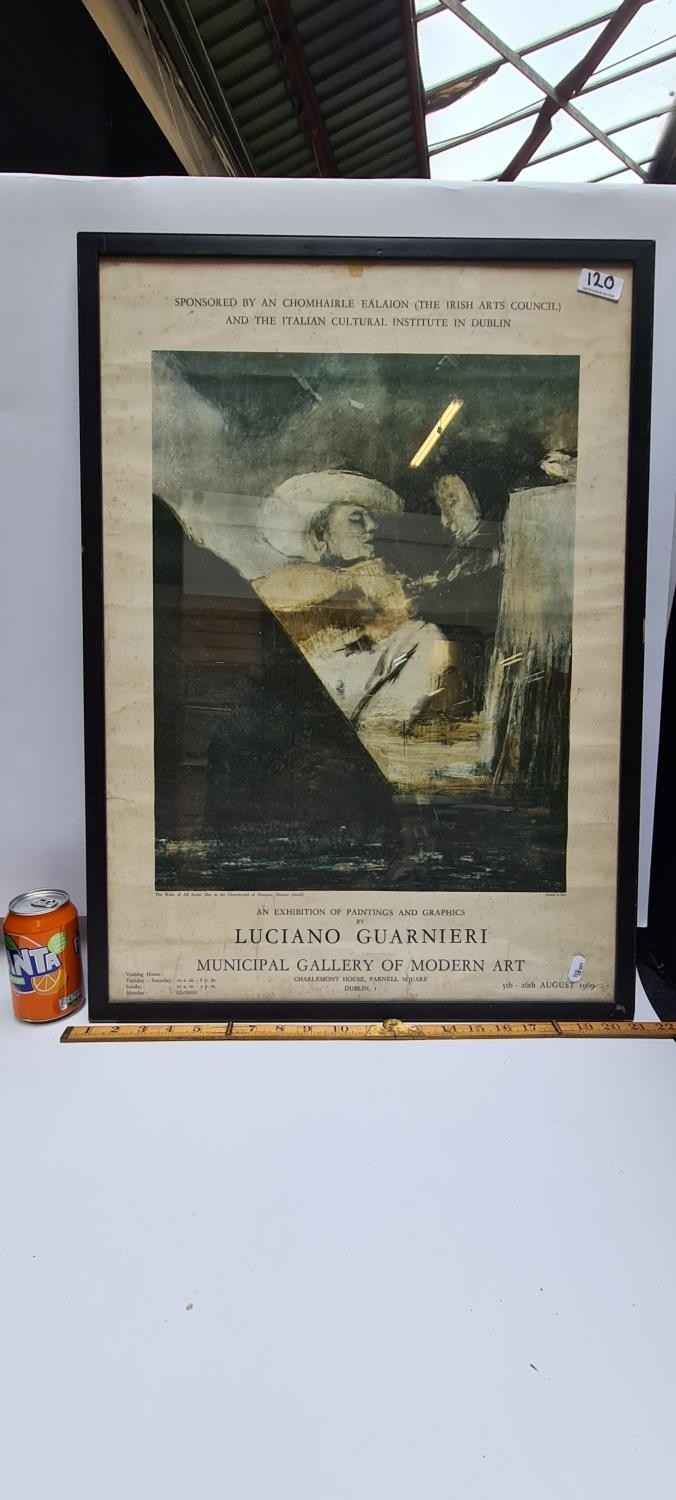 Luciano Guarnieri | Vintage Gallery poster Modern Art Dublin An ...