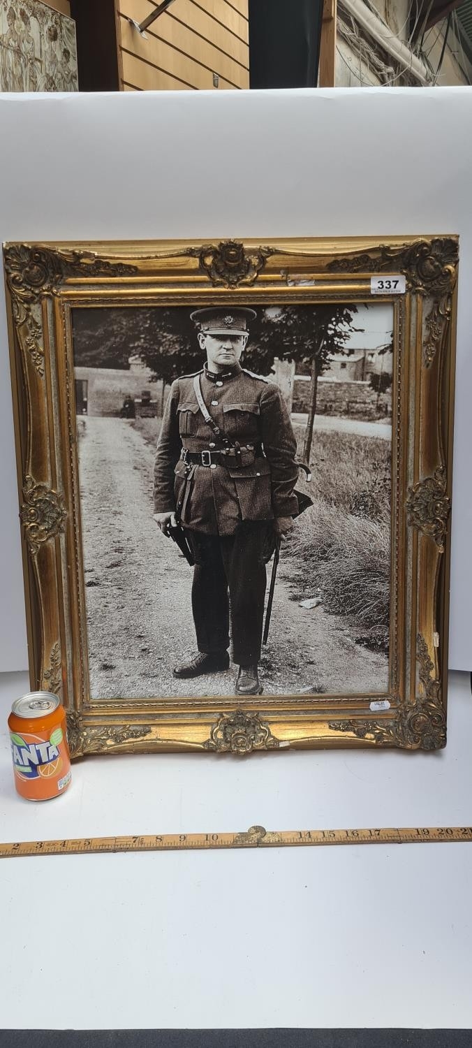 Michael Collins | large Michael Collins print in a gilt frame | MutualArt
