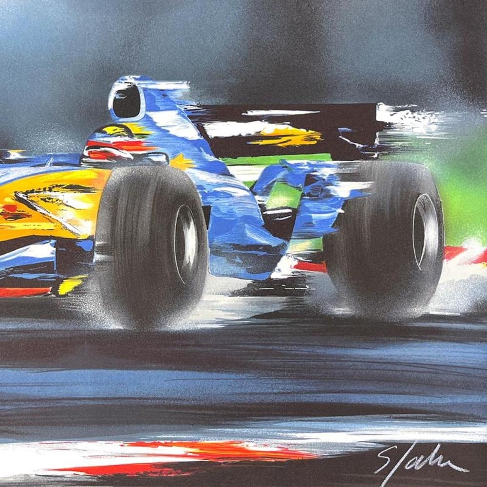 Victor Spahn | Renault F1 framed limited edition lithograph | MutualArt