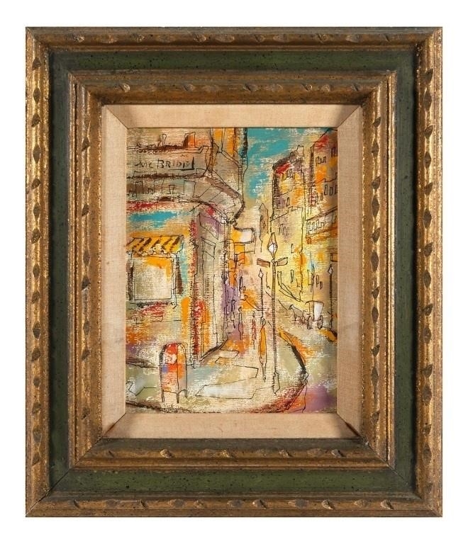 William McBride | O/C street scene | MutualArt