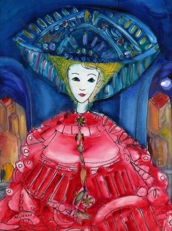 José María Mijares | Oil on canvas painting by Cuban artist Jose ...