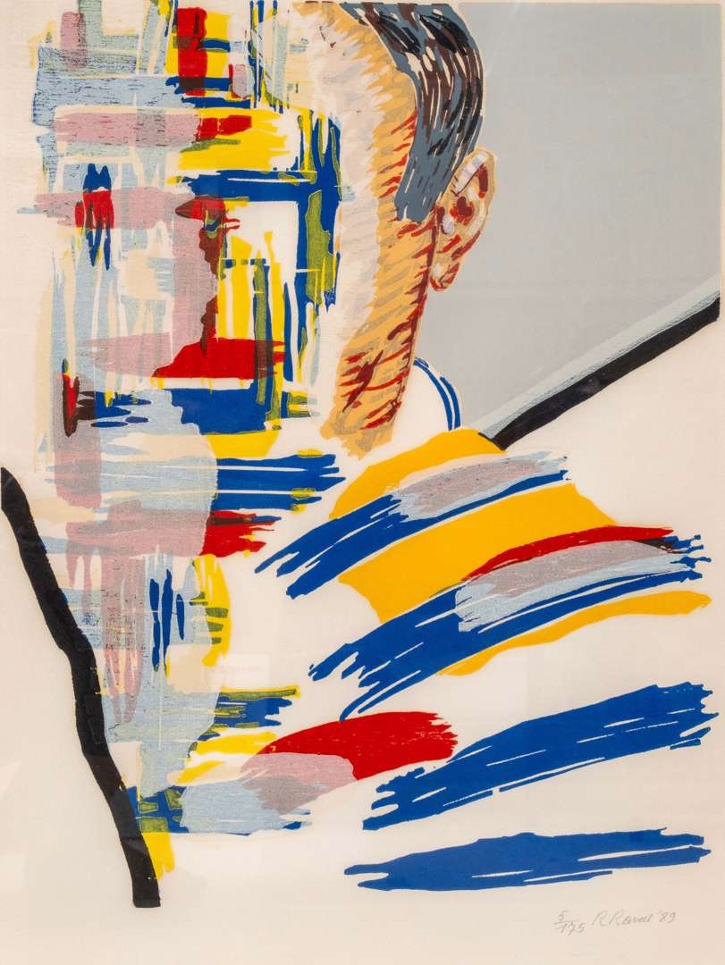 Roger Raveel | Zand en paaltje (Sand and stake) (1964) | MutualArt