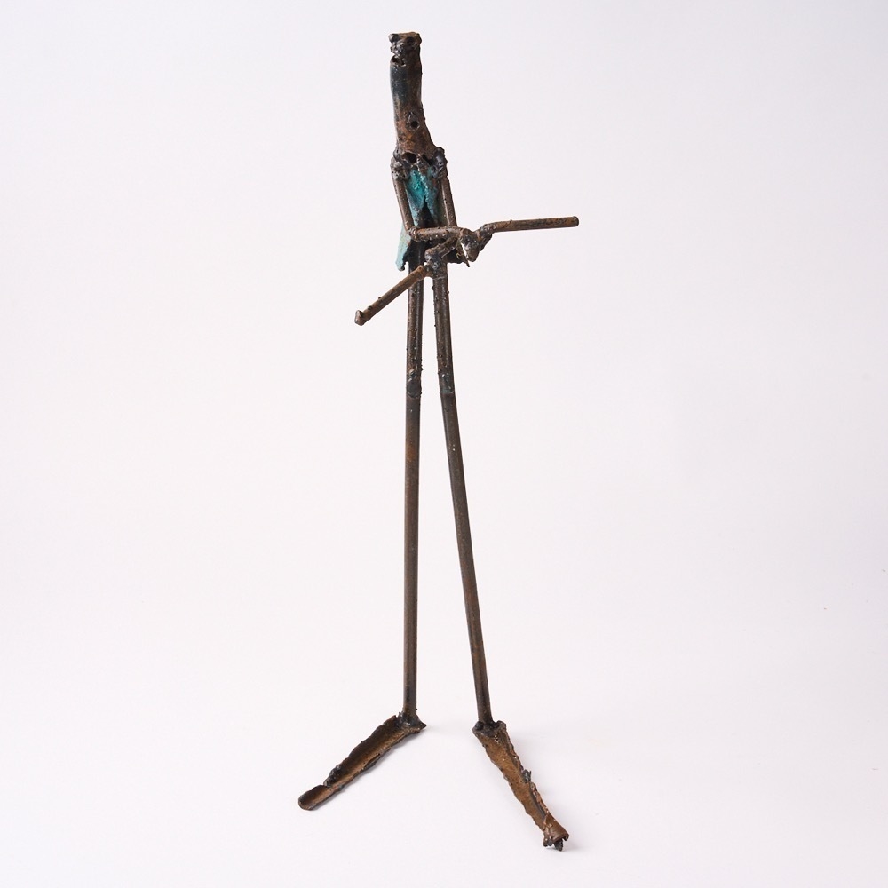 Ned Kelly | A Tall Ned Kelly Metal Sculpture | MutualArt