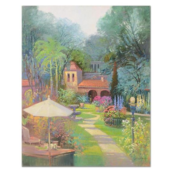 Ming Feng | Hidden Hacienda Original Oil Painting on Canvas | MutualArt