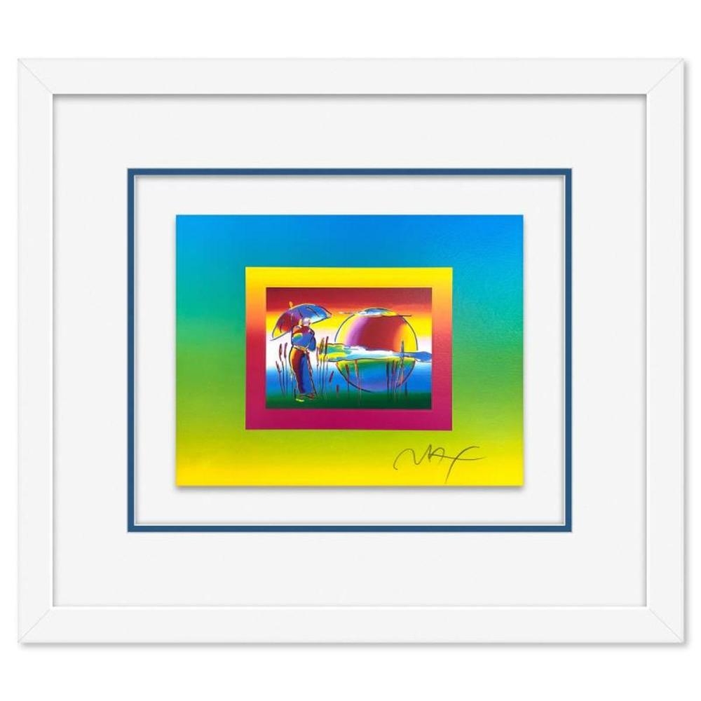 Peter Max | Peter Max, Rainbow Umbrella Man on Blends Framed Limited ...