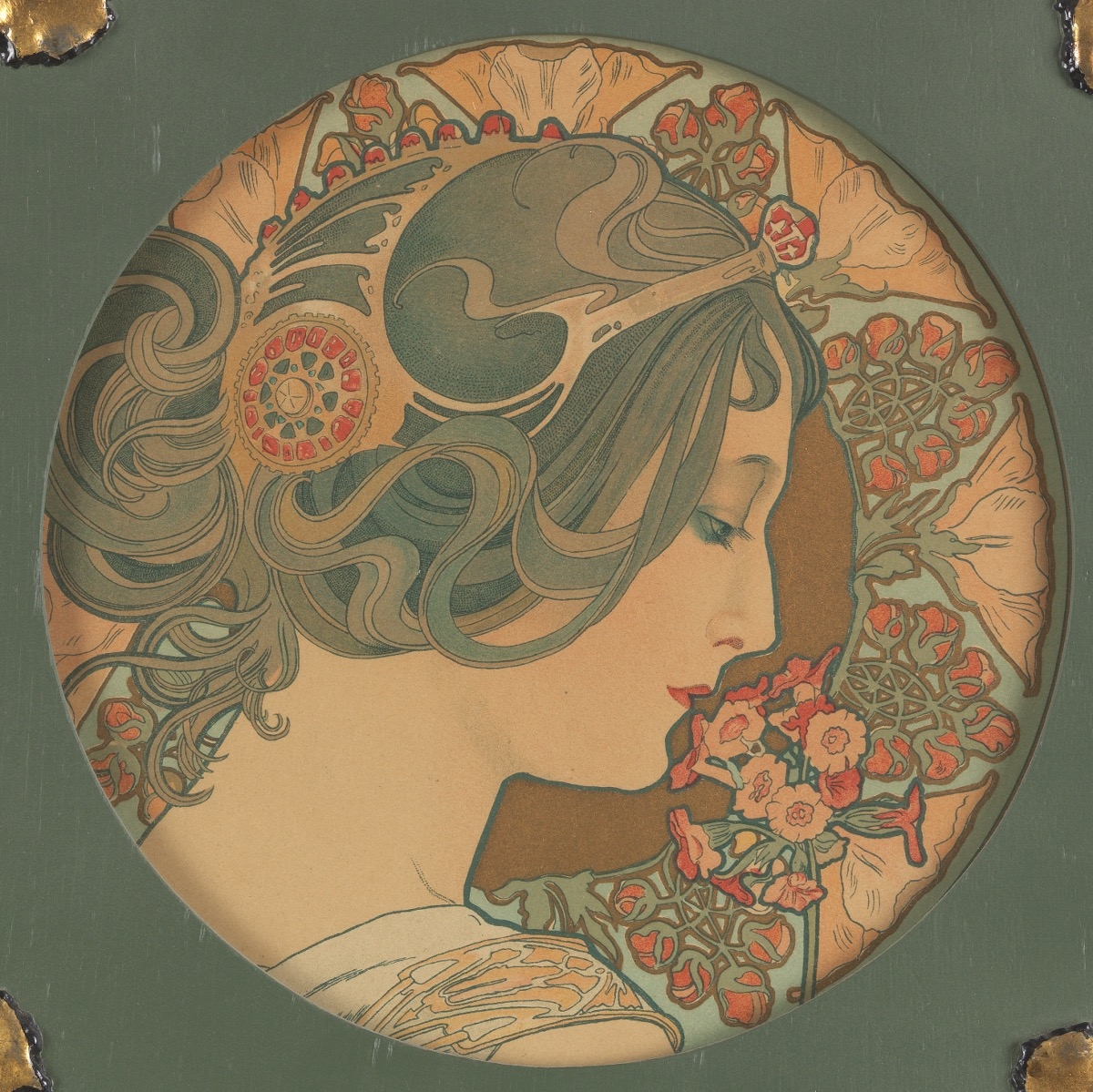Alphonse Mucha | PORTRAIT OF MILADA CERNY | MutualArt
