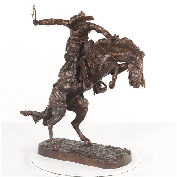Frederic Remington | The Bronco Buster (1861) | MutualArt