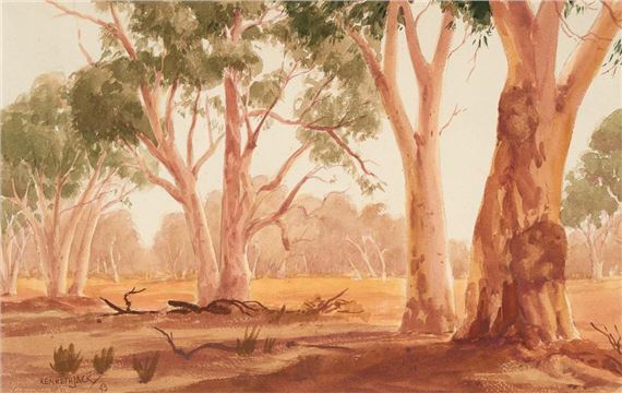 Kenneth Jack | Gum Trees (1943) | MutualArt