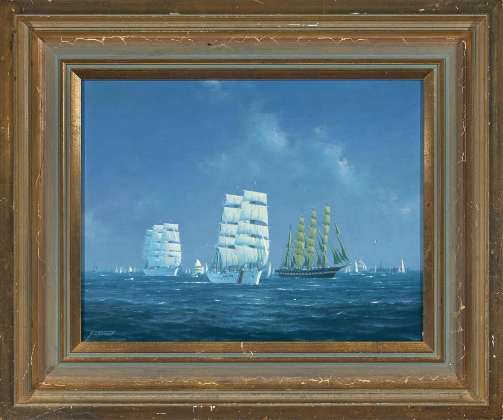 Joseph Ambrose Frost | The Square Rigger | MutualArt