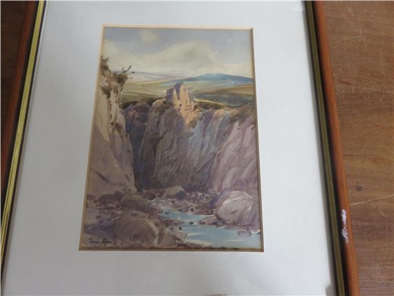 Sam Pope | Framed Watercolour | MutualArt