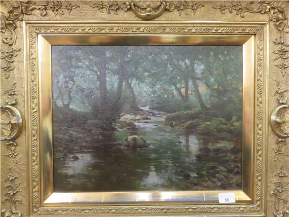 R. Russell | Gilt Framed Oil Painting | MutualArt