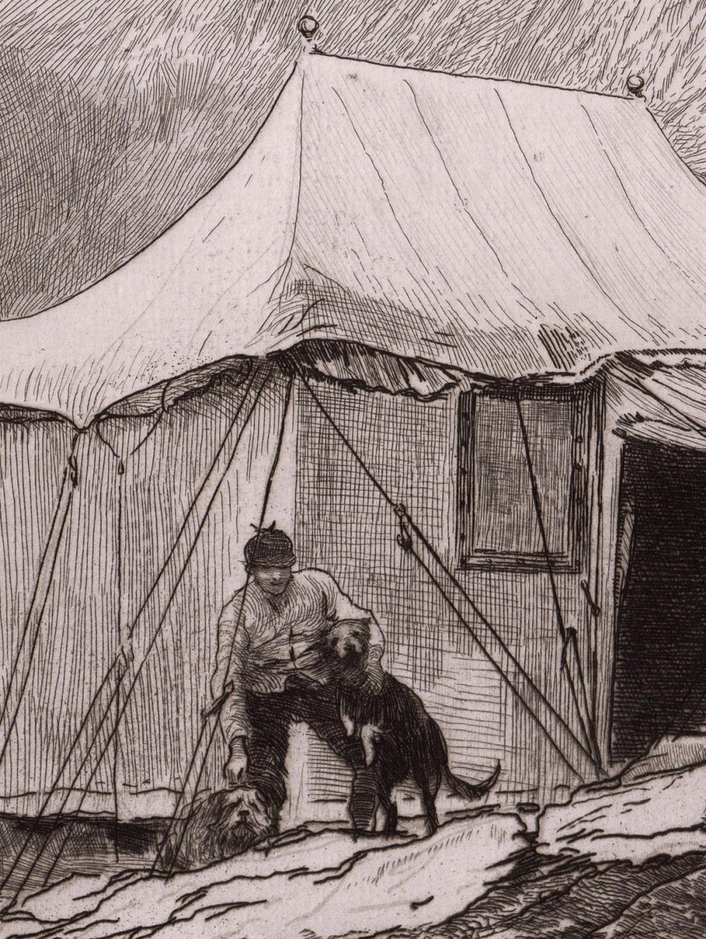Sir Hubert von Herkomer | The Tents (1880) | MutualArt