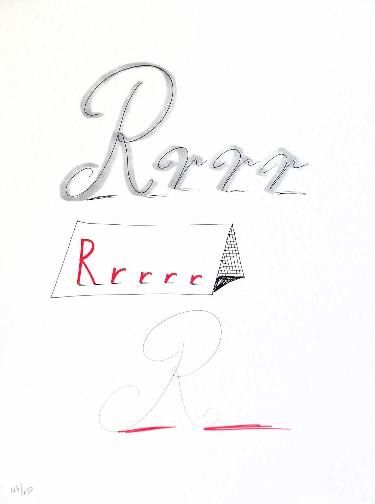 David Hockney | David Hockney - Letter R from Hockney's Alphabet (1991 ...