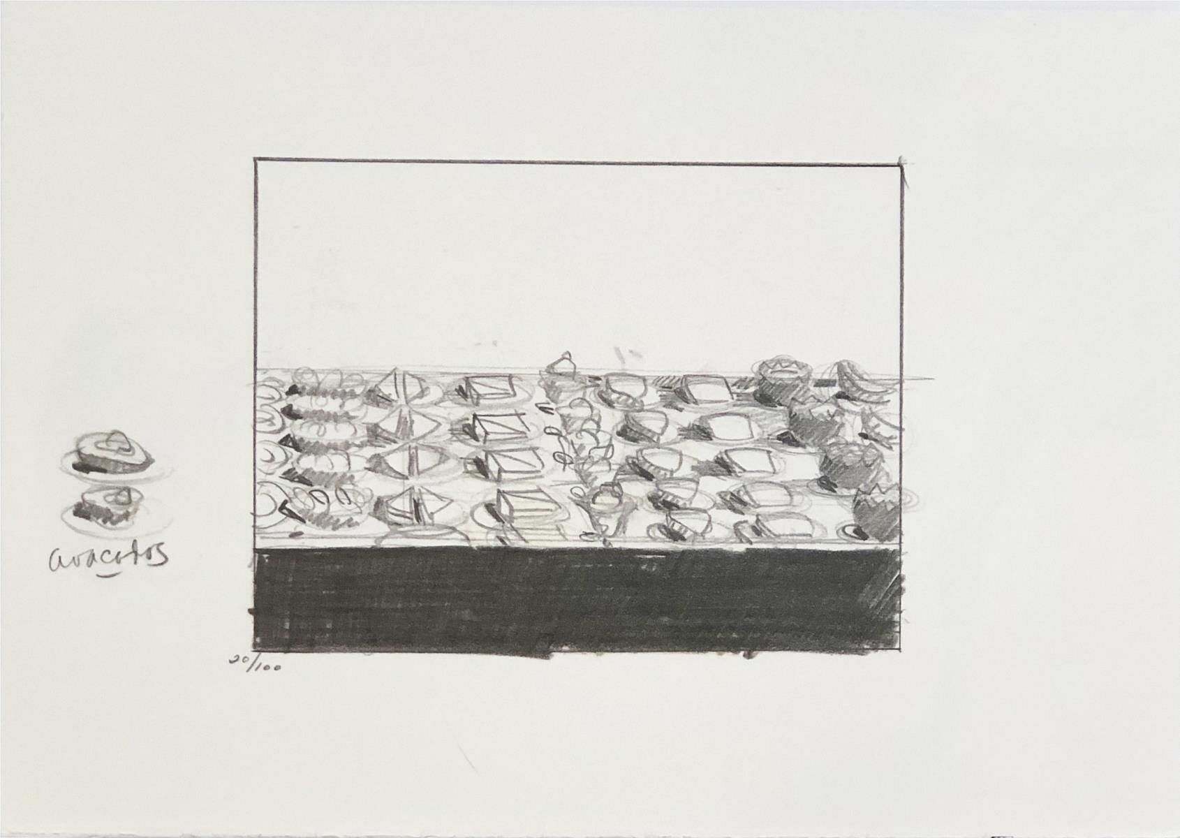 Wayne Thiebaud | Wayne Thiebaud - Sketchbook 5 (1987) | MutualArt