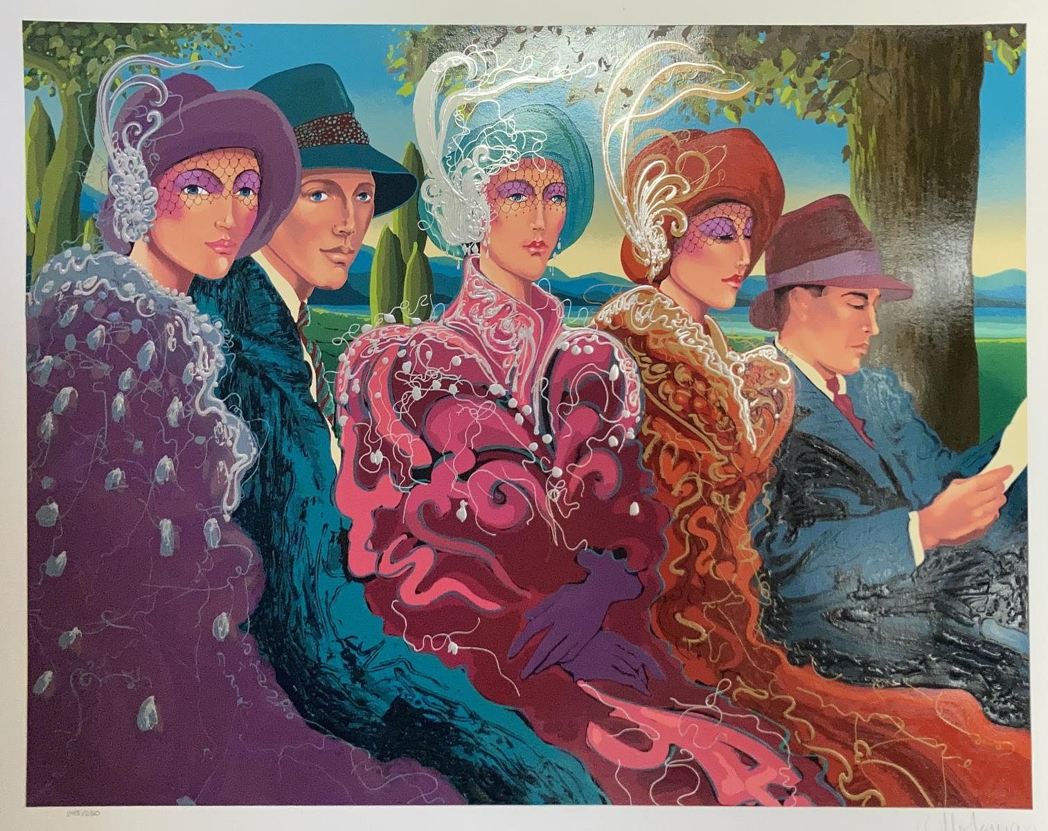 Otto de Souza Aguiar | Otto Aguiar - Sunday In the Park (1993) | MutualArt