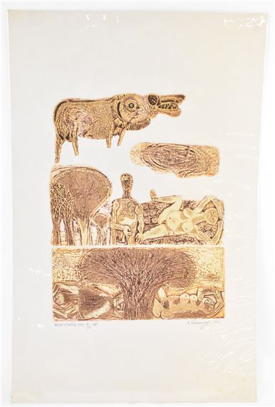 K. Laxma Goud | signed in pencil lower right and dated 1972 (1972 ...