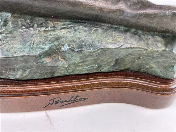 Andrés Peralta | ANDRES PERALTA; a limited edition bronzed resin figure ...