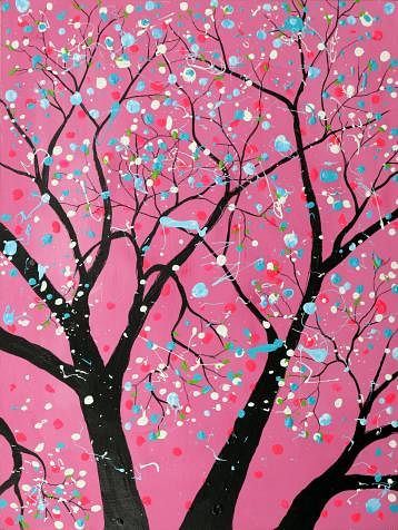 Matthew Steinberg | Matthew Steinberg - Pink Blossoms (2023) | MutualArt