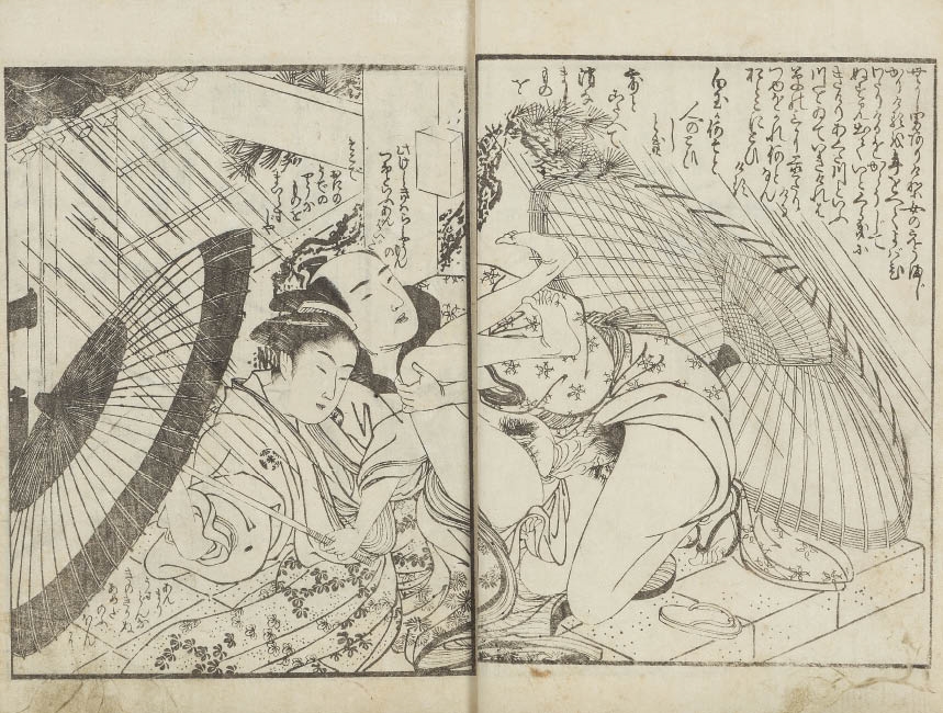 Kitao Masayoshi | Enpon wakakusa zoshi [Erotic book: Young grass]: vol. 1 (1 Japanese bound book ...