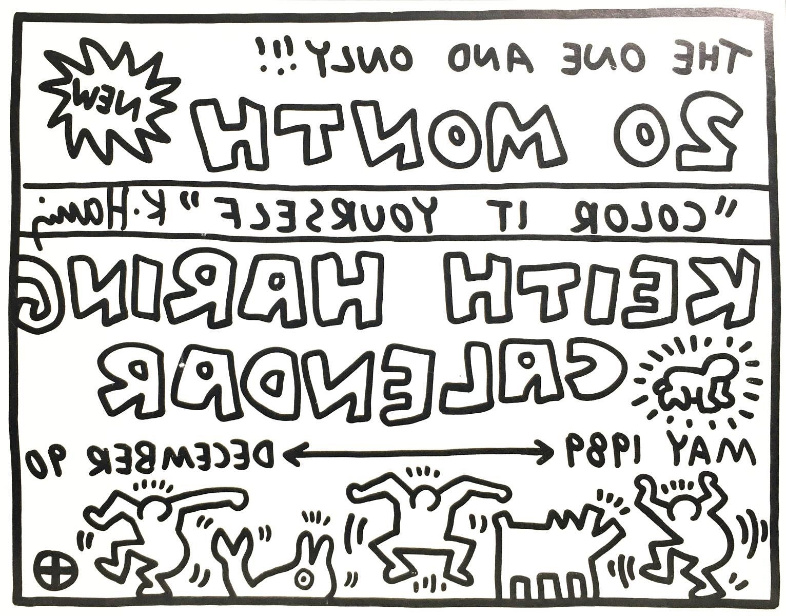 Keith Haring | Keith Haring - Color It Yourself | MutualArt