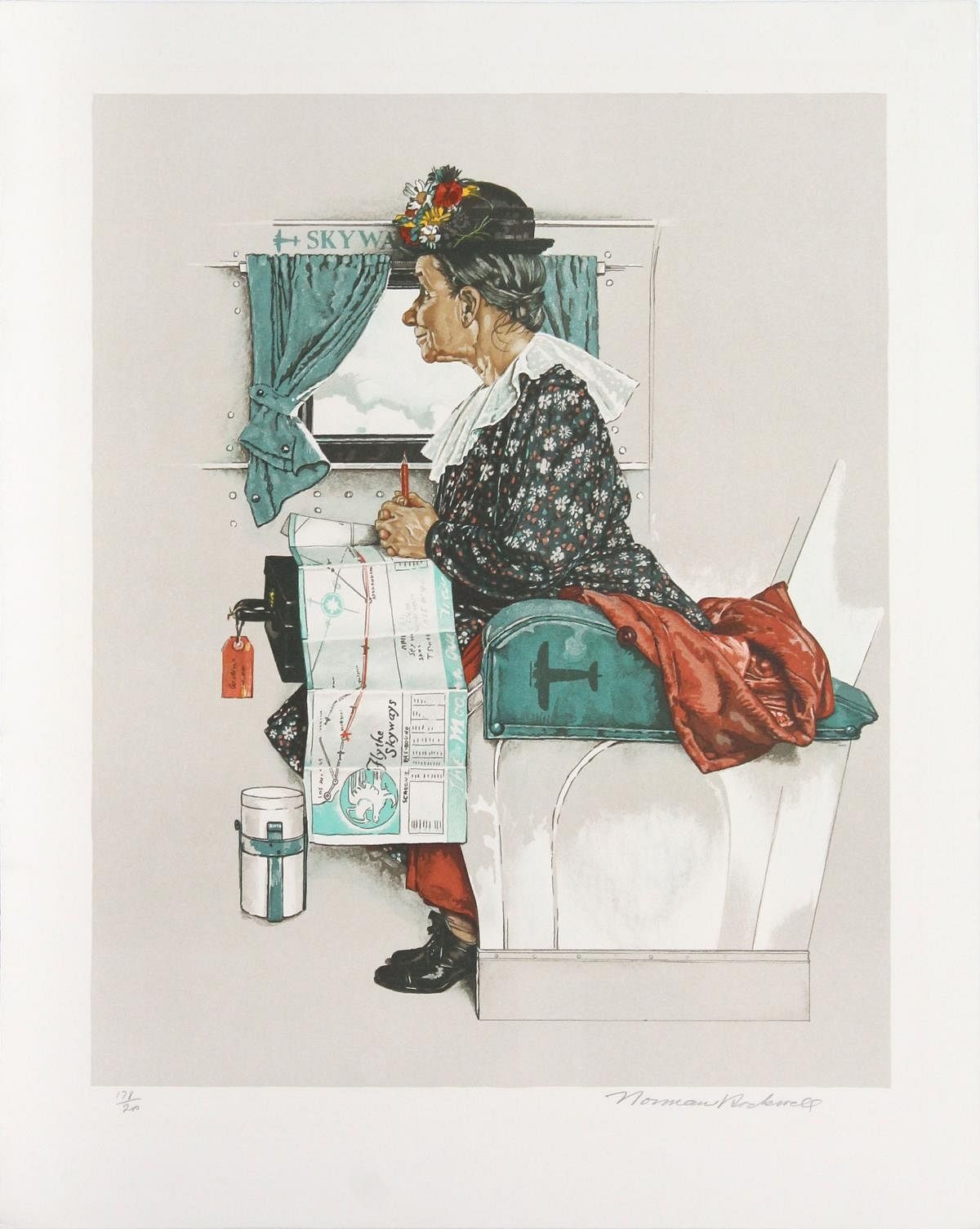 Norman Rockwell | Norman Rockwell - First Flight | MutualArt