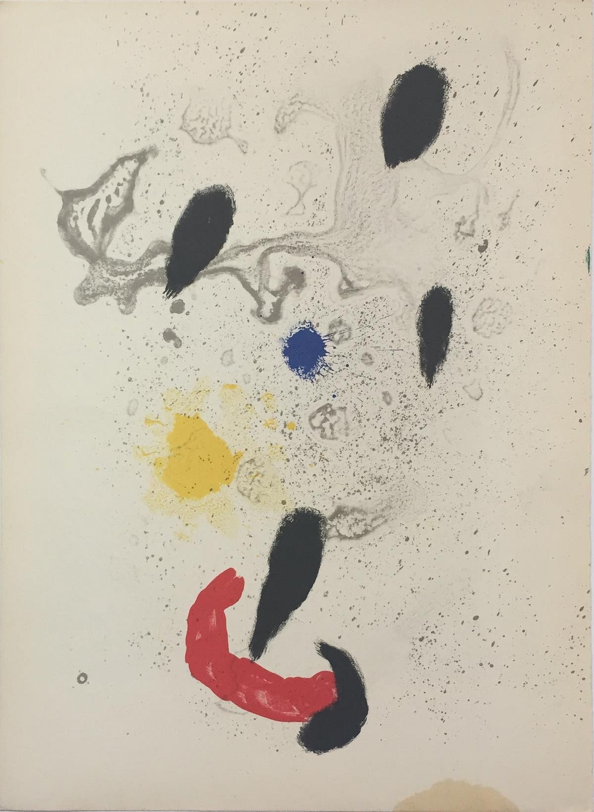 Joan Miró | Joan Miro - Composition from Derriere Le Miroir (1963 ...