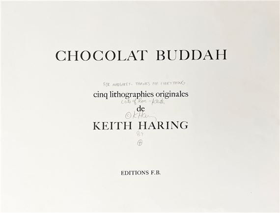 Keith Haring | Keith Haring - Hand Signed and Dedicated Cover Sheet ...