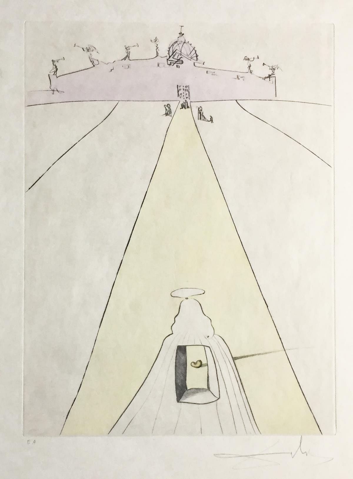 Salvador Dalí | Salvador Dali - God Time Space and the Pope (1974 ...