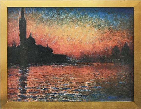 Claude Monet | Claude Monet (After) - Sunset in Venice | MutualArt